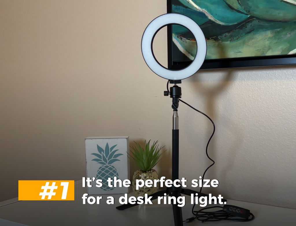The Best Desk Ring Light | Lucrative Videos